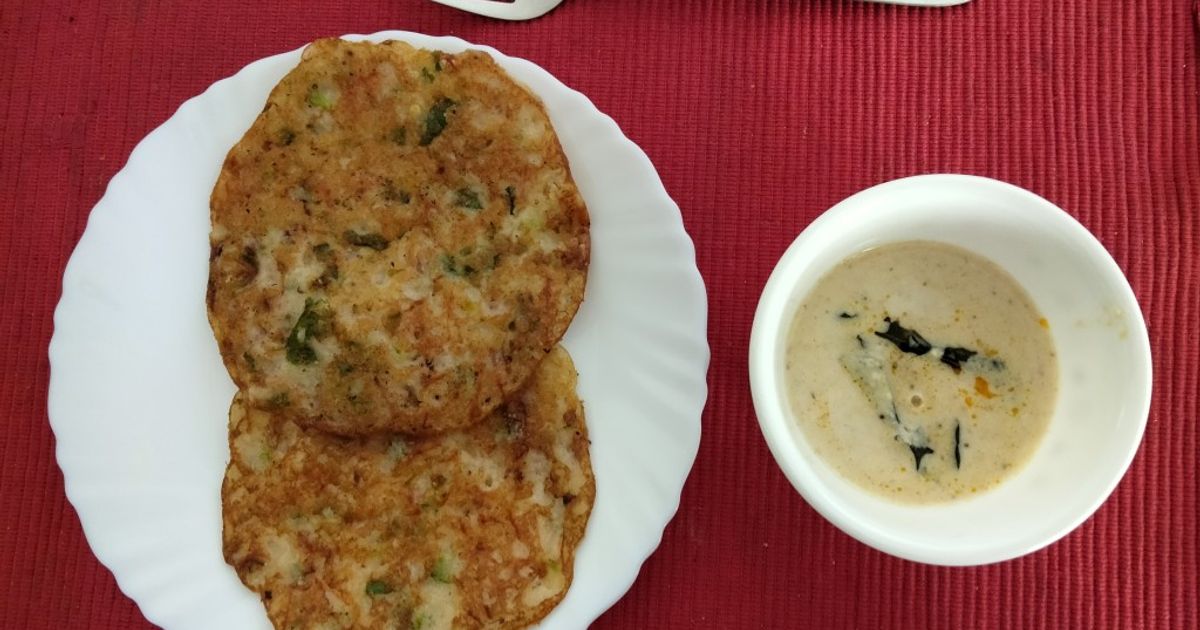 Rice And Suji Vegetable Savoury Pancakes Recipe by Kalpana Rai - Cookpad