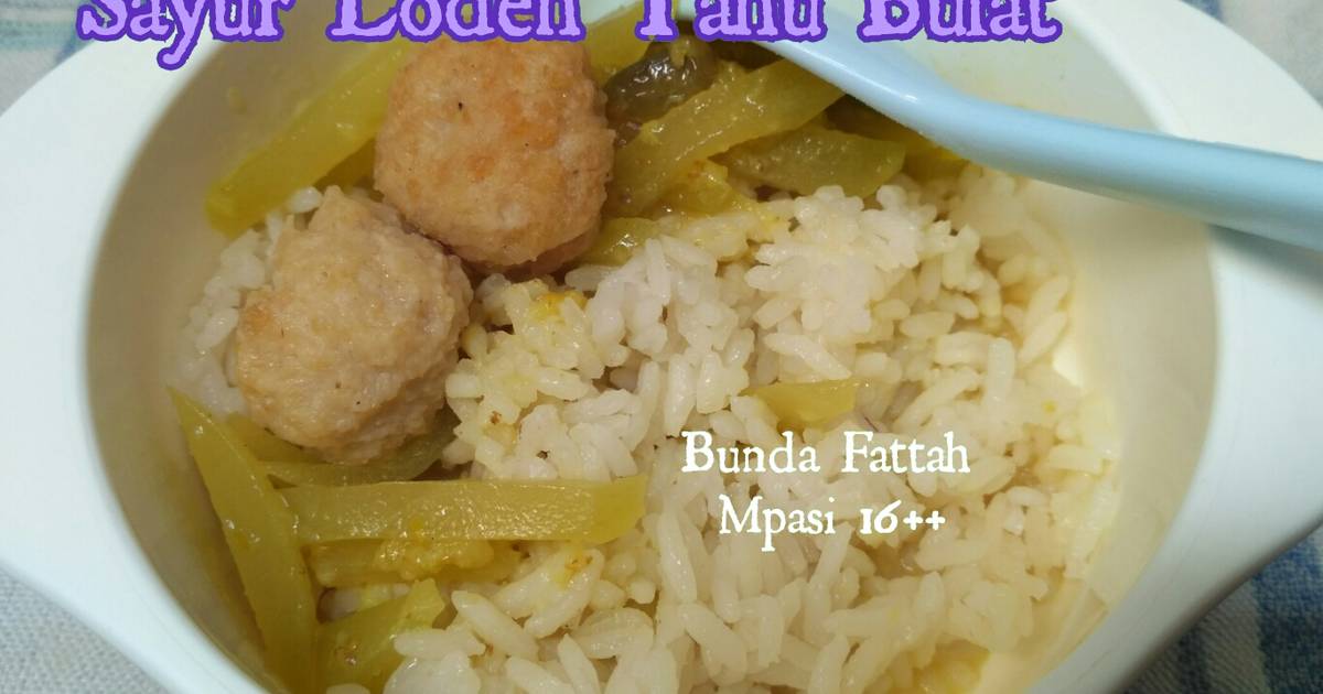 Resep 41. Sayur Lodeh Tahu Bulat | MPASI 🍲 oleh Bunda Nurul - Cookpad