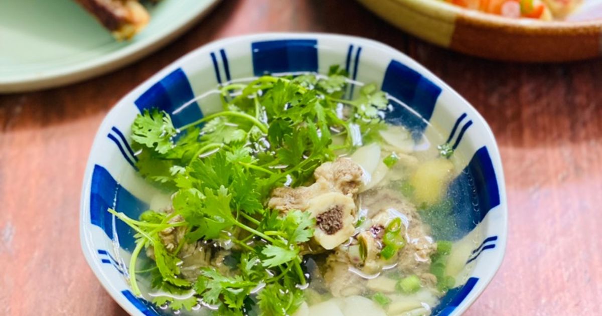 Beef Ribs Stew With Lima Beans Recipe by Rose Truong