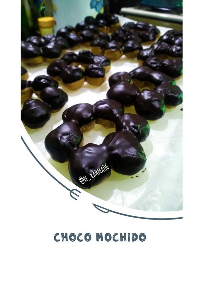 Resep Choco Mochido (Mochi Donut) oleh Nurrahma - Cookpad