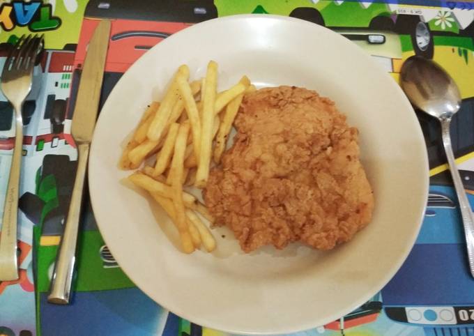 Resep Steak Ayam Crispy Ala Rumahan Oleh Mama Yusuf Dial Cookpad