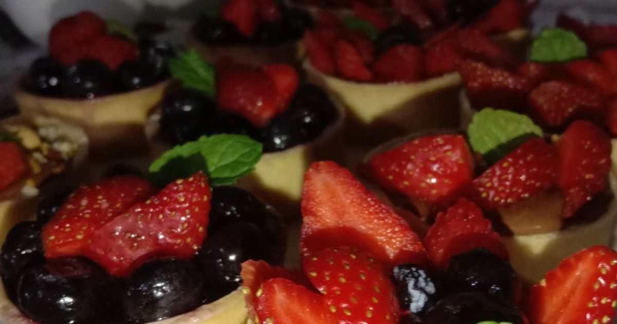 Resep Fruits Cheesetartlet oleh Saturday.april_14 - Cookpad