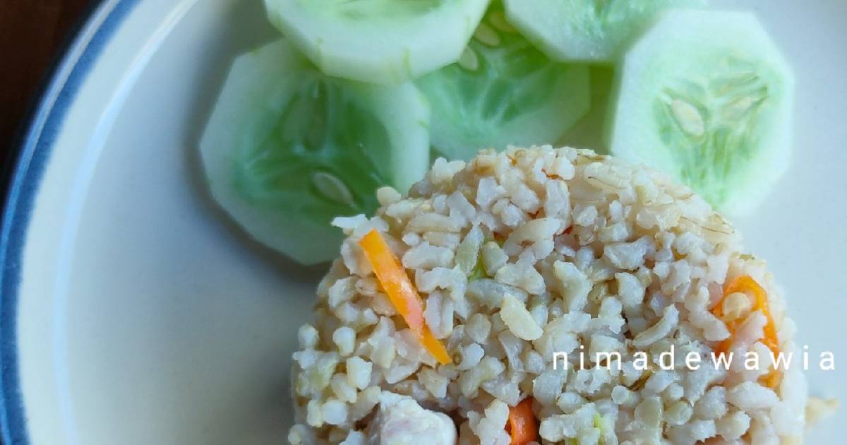 Resep Nasi Goreng Beras Coklat oleh Wawia Ni Made - Cookpad