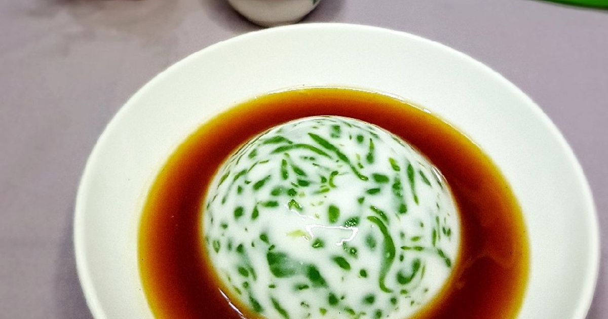 Resep Pudding Cendol With Vla Gula Merah oleh Elma Emilia - Cookpad