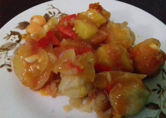 Resep Tahu Crispy Saus Asam Manis Oleh Shabrina Lina Cookpad