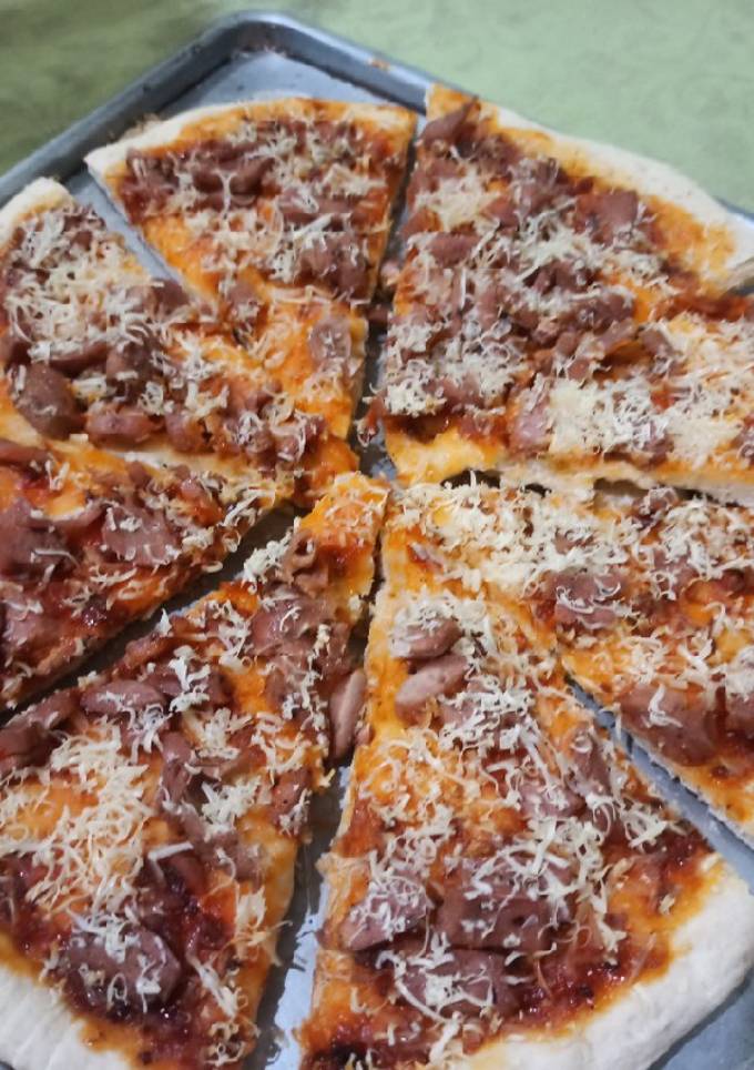Resep Pizza simple, enak, garing, empuk, ala Pizza Hut oleh Cooking ...