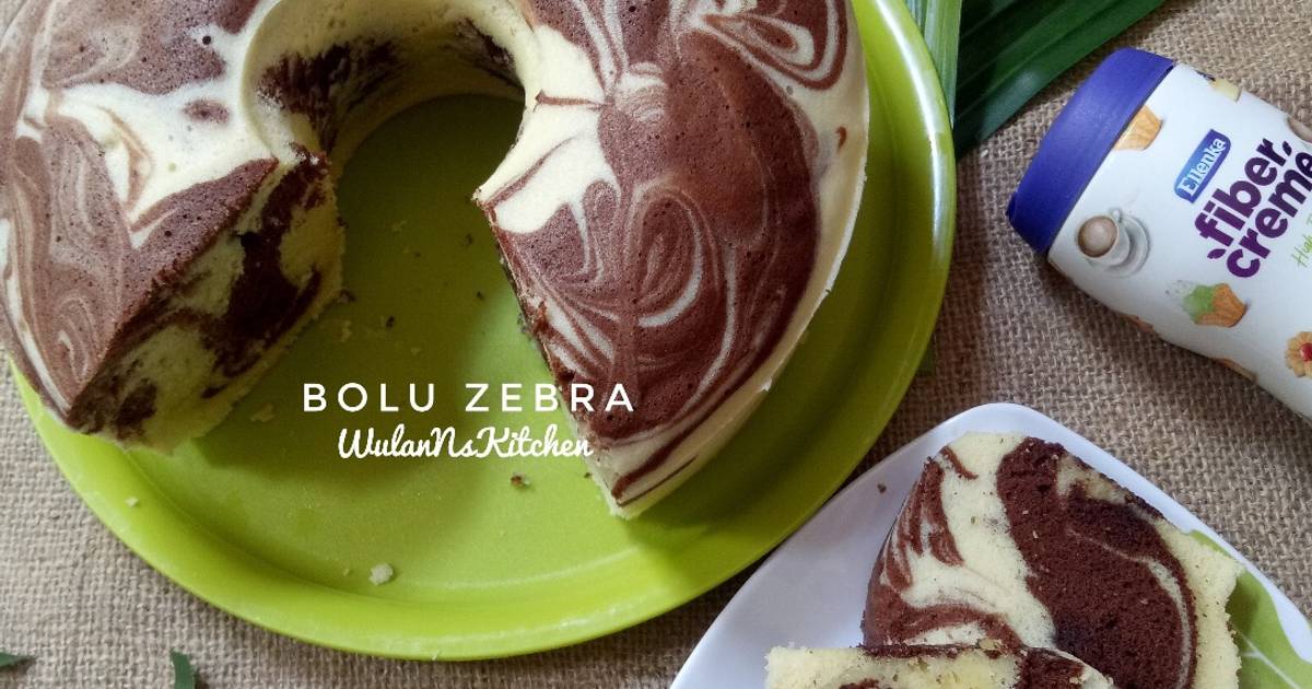 Resep Bolu zebra kukus oleh Wulanafandyyusuf - Cookpad