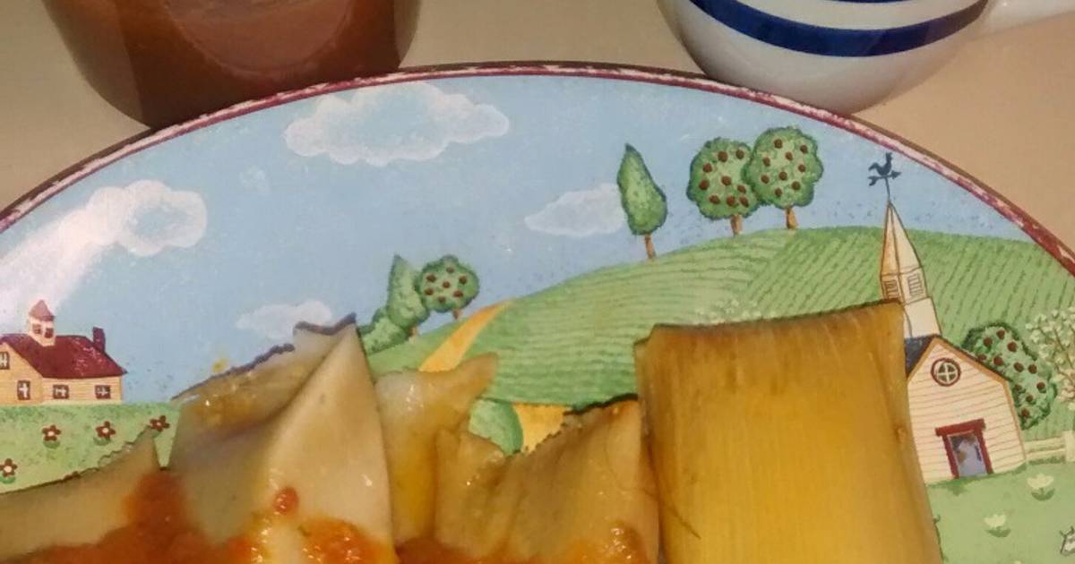 Tamales con guiso de chirmole Receta de 🐾AngelMon🐾- Cookpad