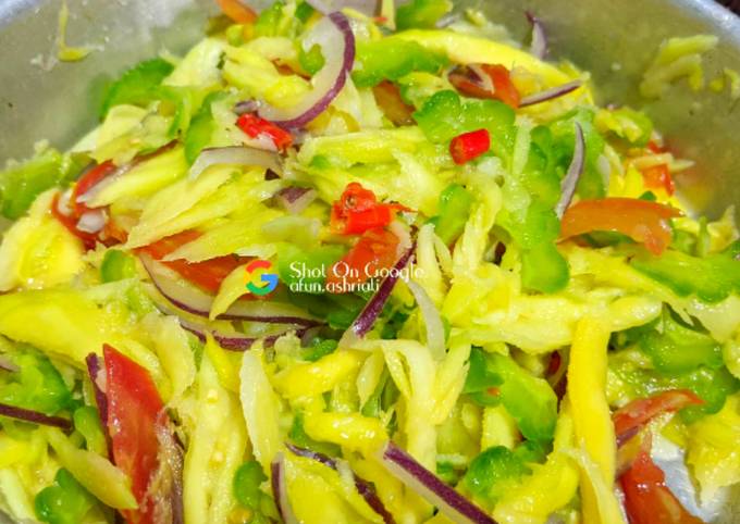 Resipi Kerabu Mangga Peria oleh aFun ashriati - Cookpad