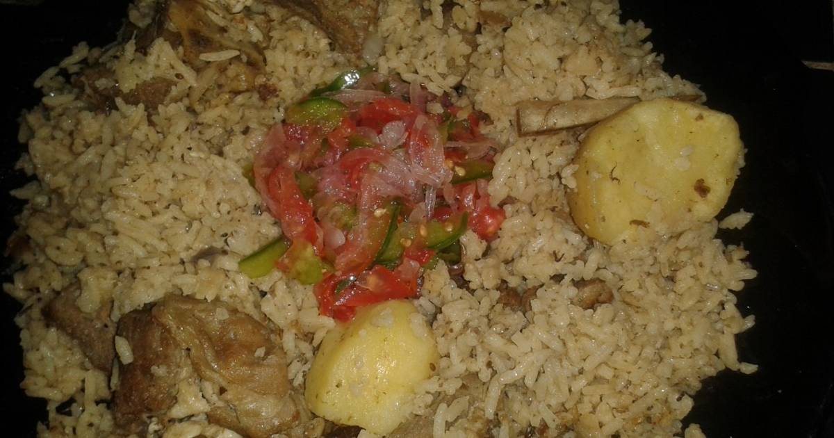 Goat Meat Pilau Recipe by Kezengwa Irene - Cookpad