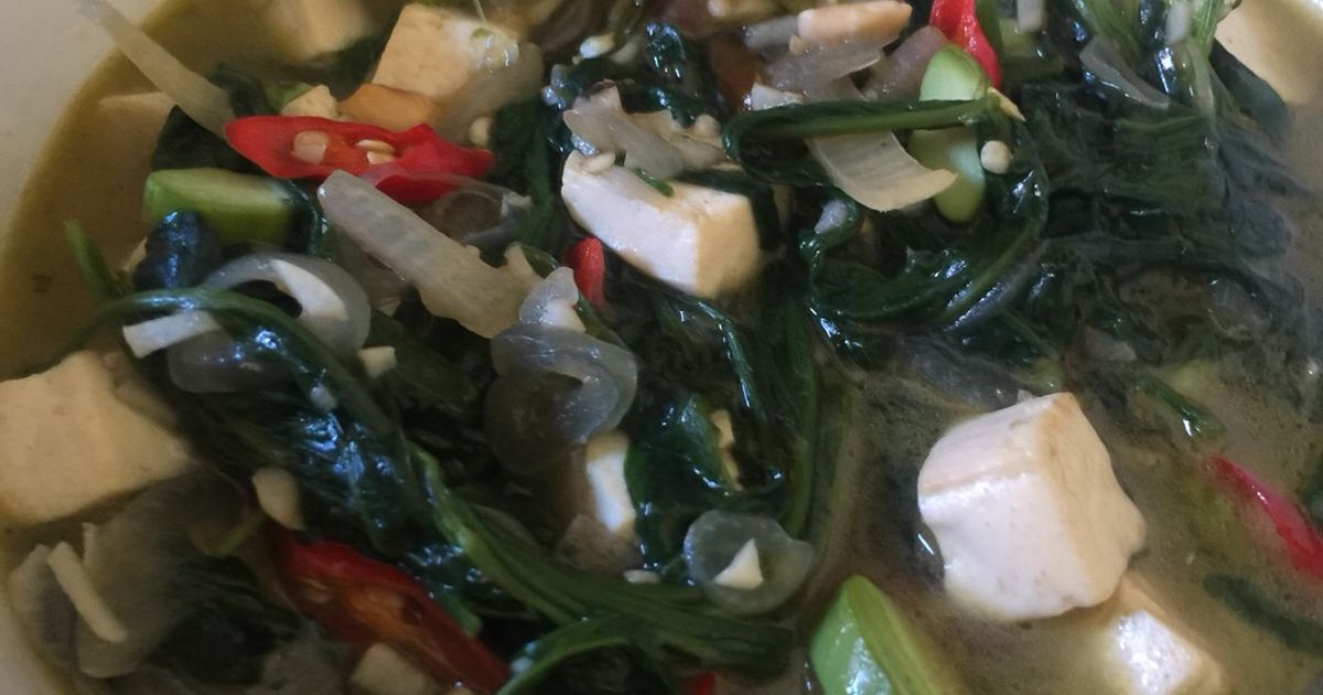 Resep Ca Kangkung Tahu Pete oleh Ang Abigail - Cookpad