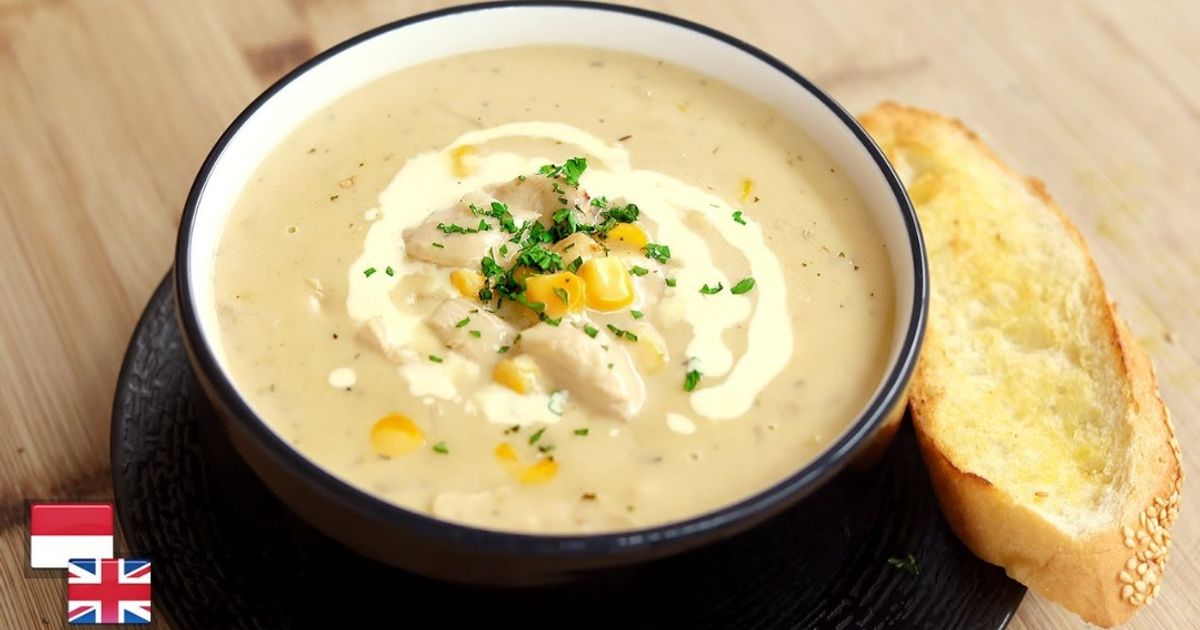 Resep sup cream jagung dan roti rumahan enak dan mudah - Cookpad