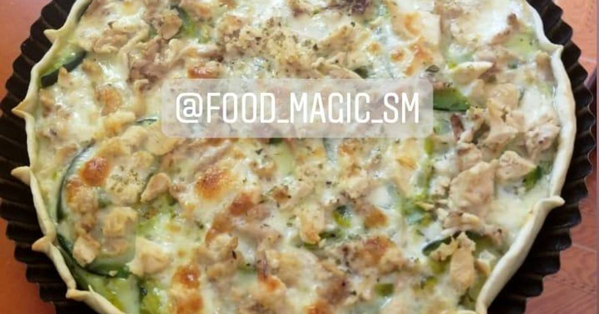 Tarta de pollo y verduras - 736 recetas caseras- Cookpad