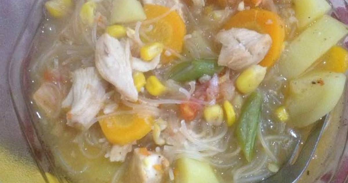 Resep Sop bihun campur oleh Fatiah Alkhirid - Cookpad
