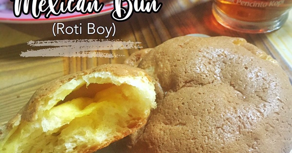 Resep Mexican Bun (Roti Boy) oleh Dapur ala mama jasmine - Cookpad