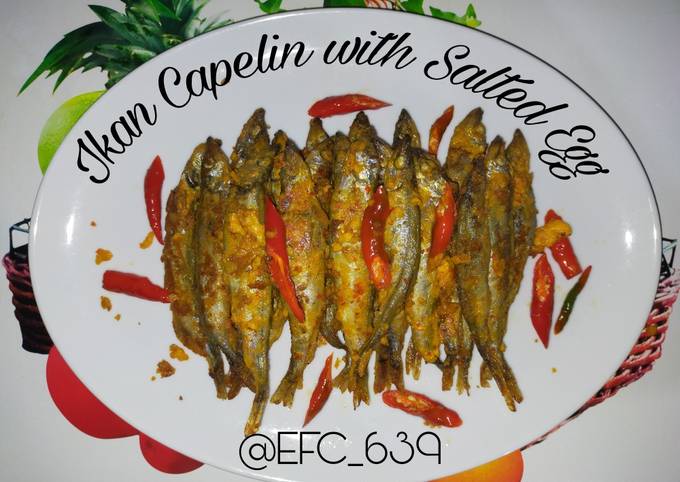 Resep Ikan Capelin (Shisamo) with Salted Egg oleh AMBYAR KITCHEN (Emily ...