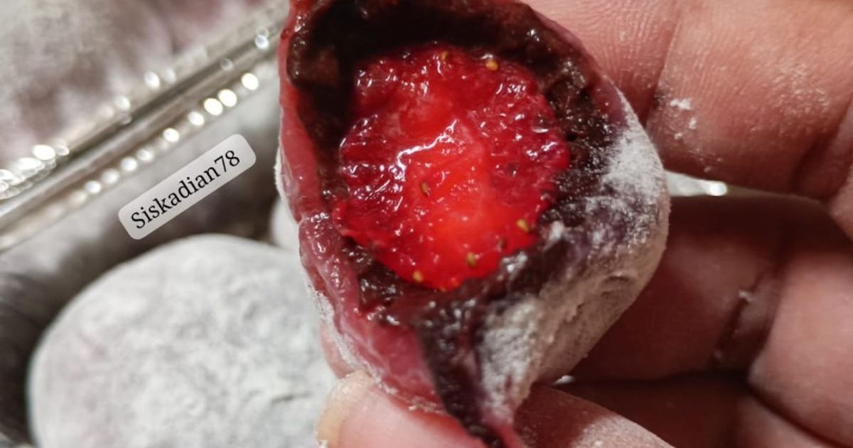 Resep mochi isi coklat toping rumahan enak dan mudah - Cookpad