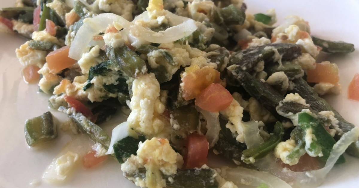 Nopalitos con Claras a la Sonorense Receta de VÍCTOR ARRIOLA 🇲🇽- Cookpad