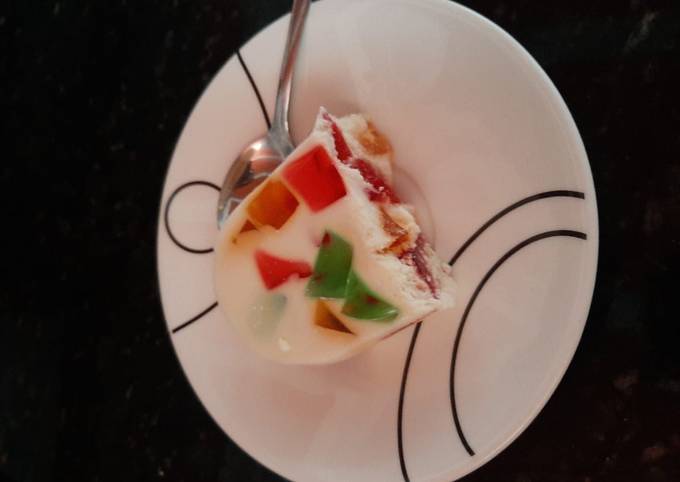 Postre de colores Receta de Natalia Andrea Serna- Cookpad