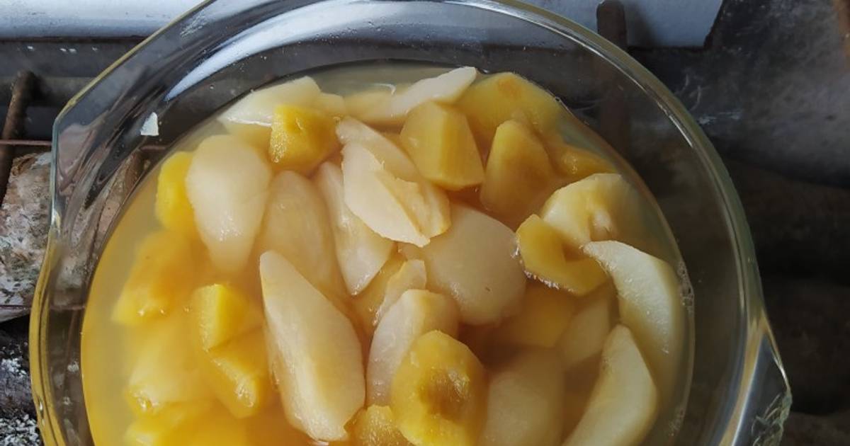 Compota de pera y manzana - 17 recetas caseras- Cookpad