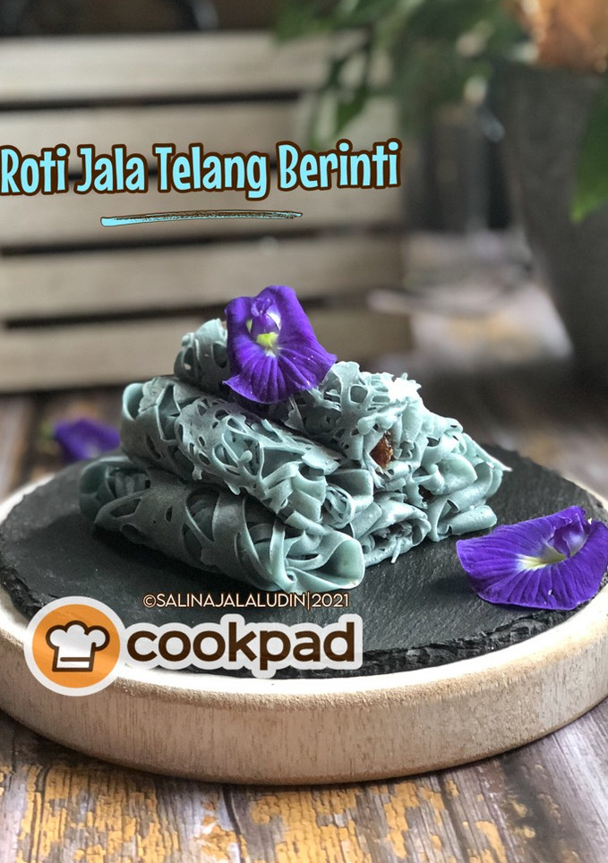 Resipi Roti Jala Telang Berinti oleh Salina Jalaludin - Cookpad