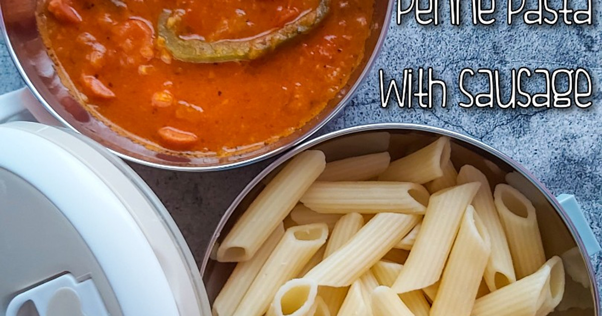 Resipi Cheesy Penne Pasta With Sausage oleh Nur Azliani Amer - Cookpad