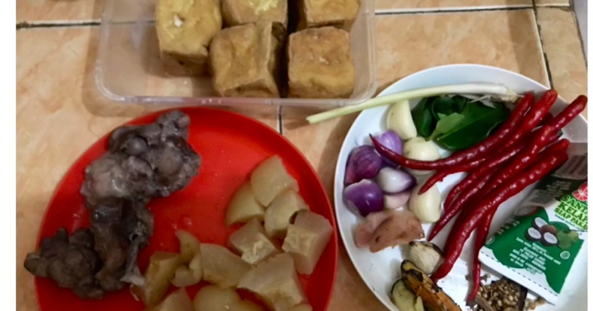 Resep Gulai Tunjang/Kikil Sapi Tahu Ati Ampela oleh Rizkia Dwi Puspita ...