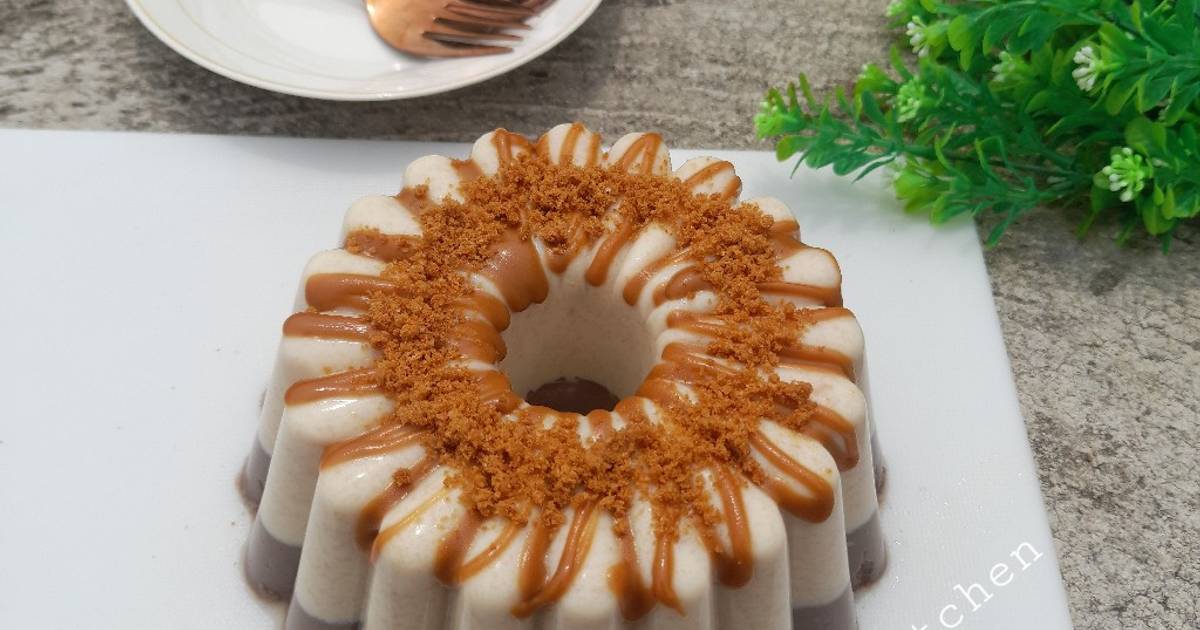 Resep Choco lotus biscoff pudding oleh Mommika Kitchen - Cookpad