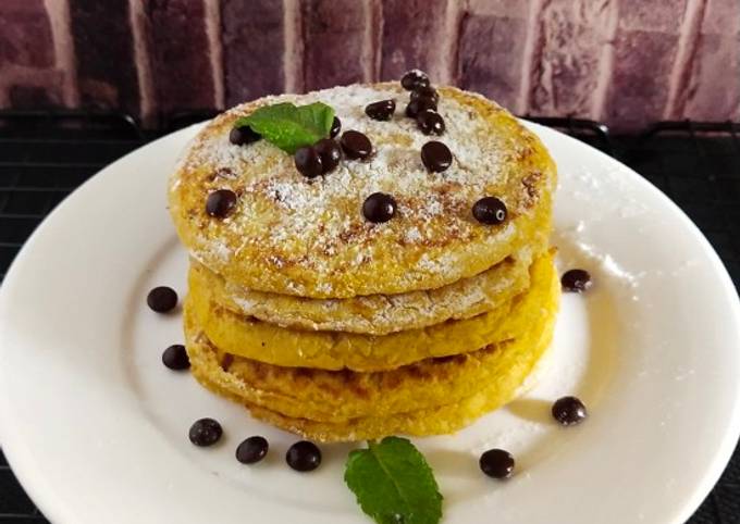 Resep Pancake Labu Oat oleh Shanty Yuniar - Cookpad