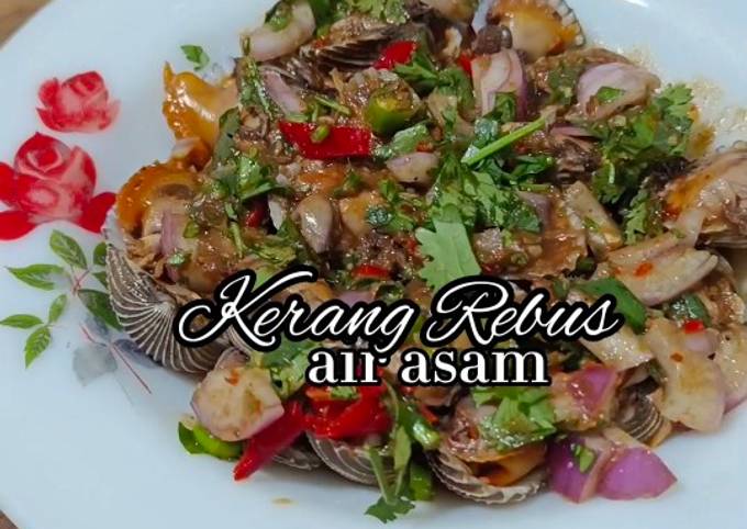 Resipi Kerang Rebus air asam oleh Nur Nadiah - Cookpad
