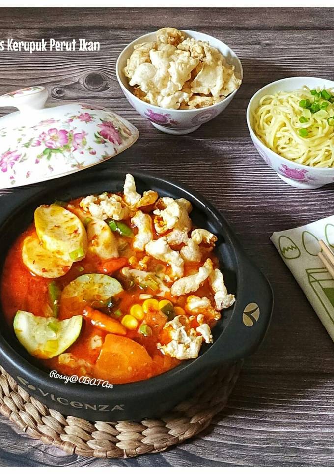 Resep Sup Pedas Kerupuk Perut Ikan (Yi Phiau/Hi Pio) oleh Rossy Anna ...