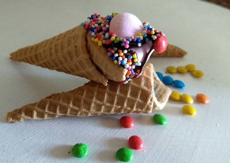 Mini helado sorpresa Receta de Lorena Bertoni 😋- Cookpad