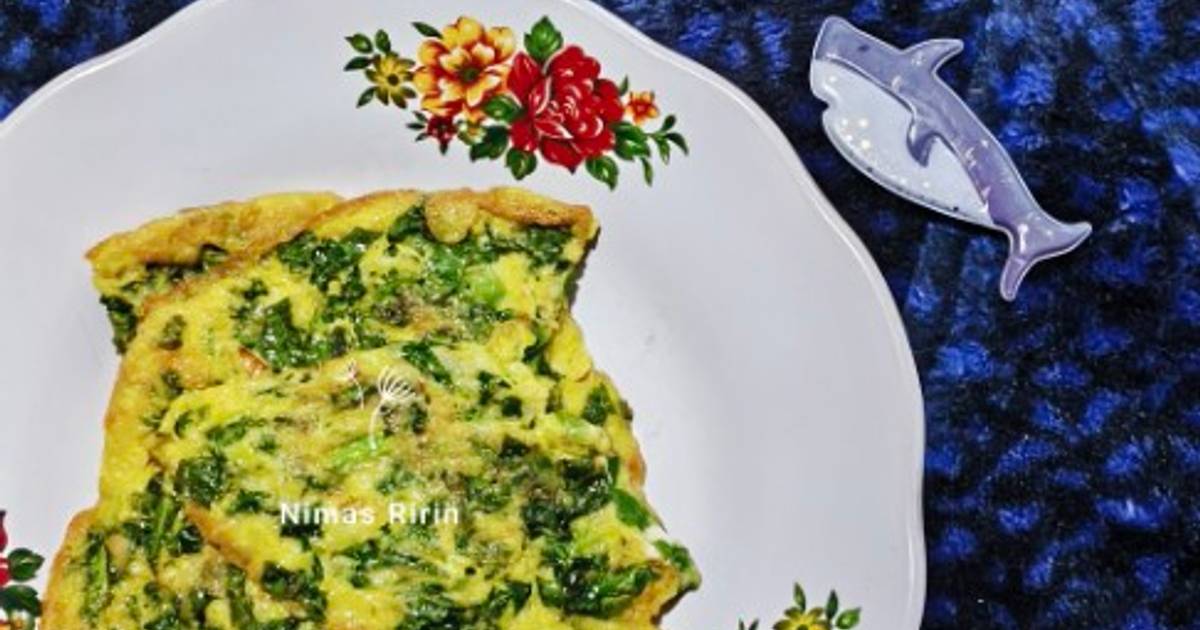 Resep Telur Dadar Bayam (Menu Toddler) oleh Nimas Ririn - Cookpad