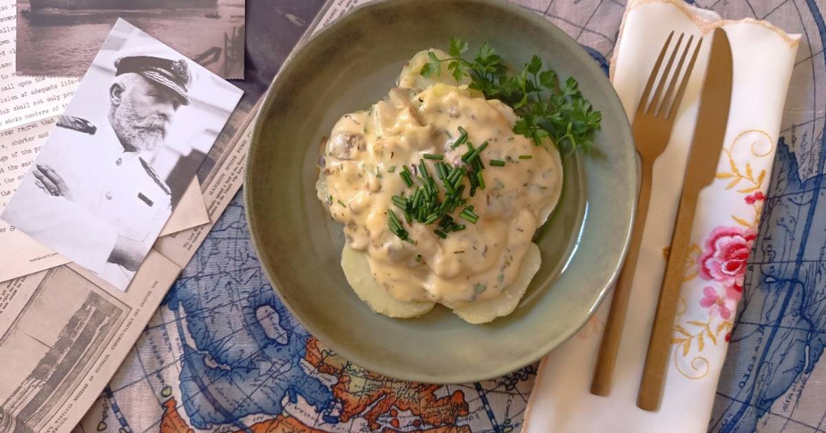 Receta Histórica - SS LAHN: Potatoes á La Poulette (1900) // Patatas a ...