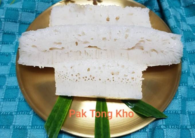 Resep Apem Putih / Pak Tong Kho (tepung beras& air kelapa) oleh Lina ...