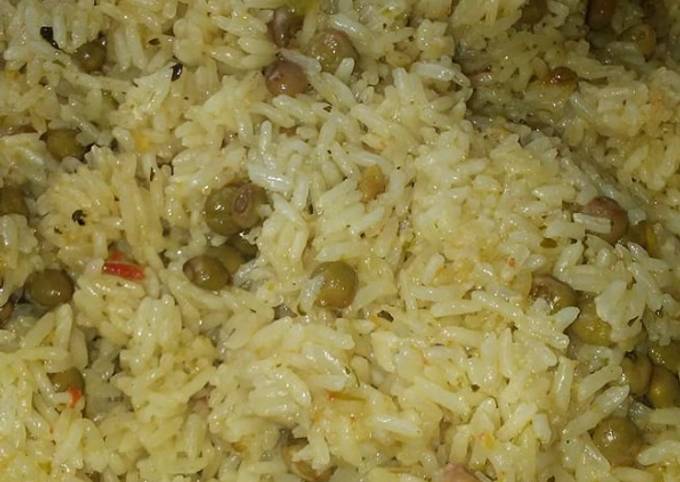 Moro de gandules con coco (arroz con gandules y coco) Receta de Kiara 🌷 ...