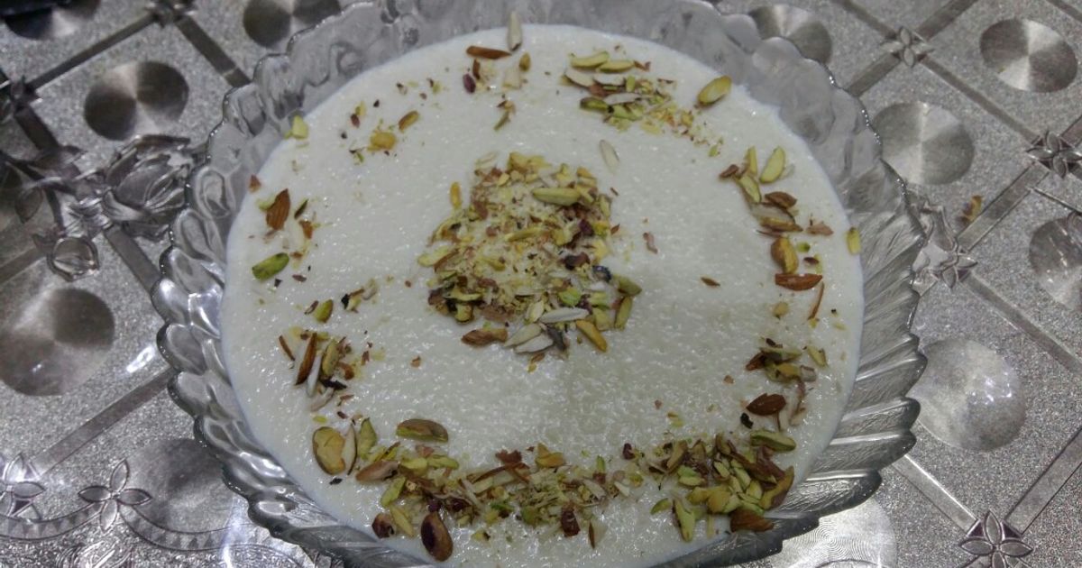 Kajoo Firni Recipe by Humaira Saleem - Cookpad