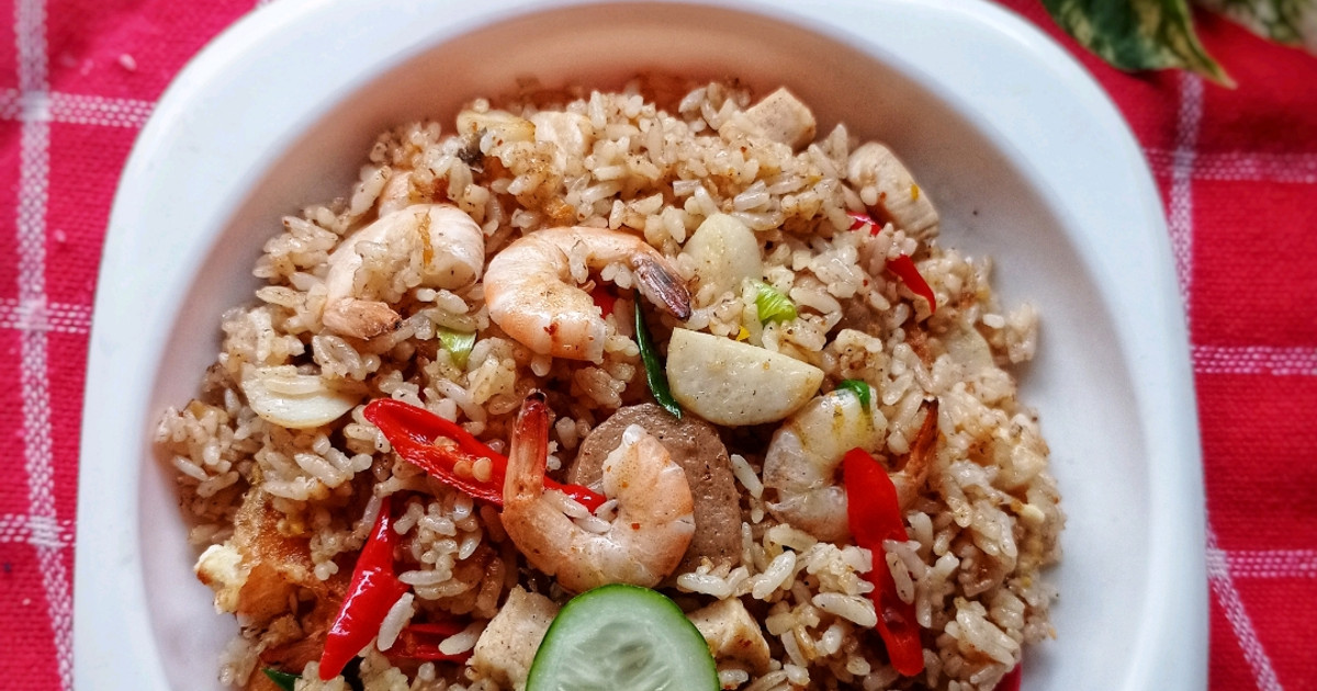 Resep Nasi Goreng Seafood & Tips Agar Rasa Sama Seperti Nasgor Resto ...