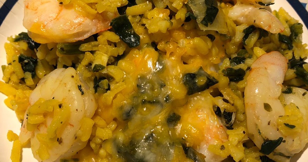 Spinach And Shrimp Rice Bake Recipe By Crock Pot Girl 🤡