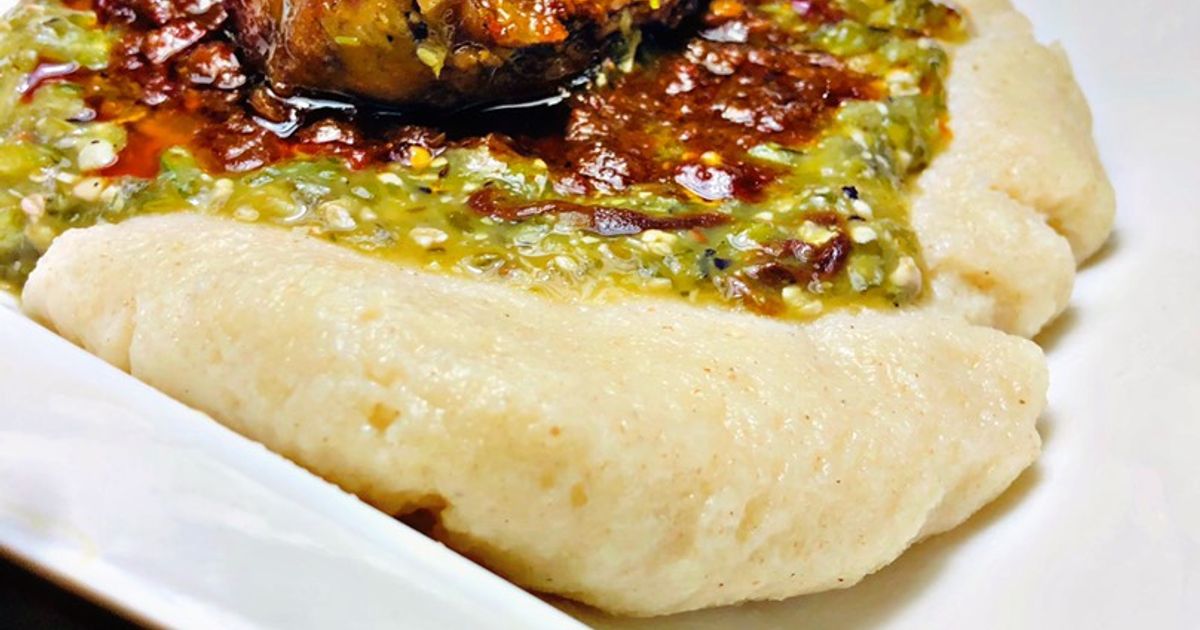 Semovita (Swallow)with Okra Soup And Stew Recipe by scrupmtious kitchen ...