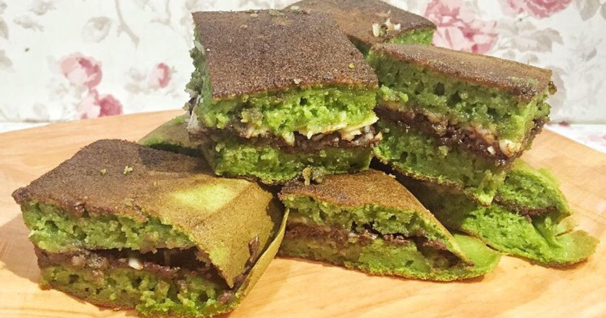 Resep Martabak Green Tea Coklat Keju oleh amiedewi - Cookpad