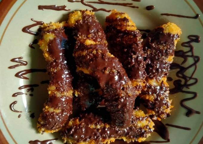 Resep 24.Pisang crispy coklat collins oleh Mirna BenyWidodo - Cookpad