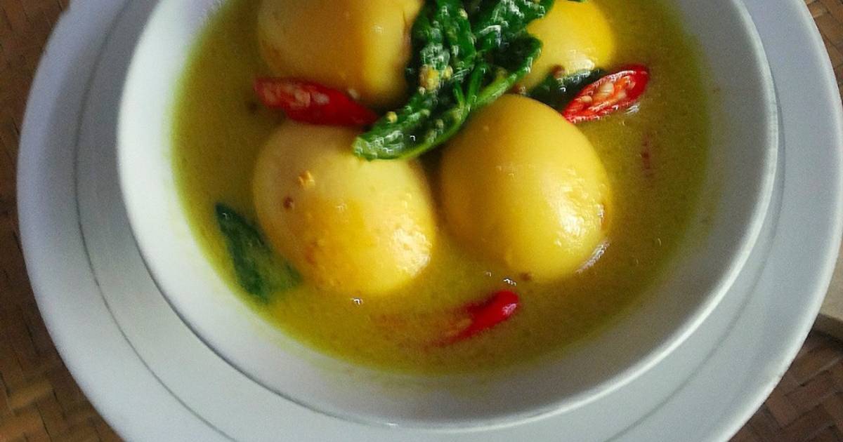 90 resep telur kuah kuning dan sawi hijau enak dan mudah - Cookpad