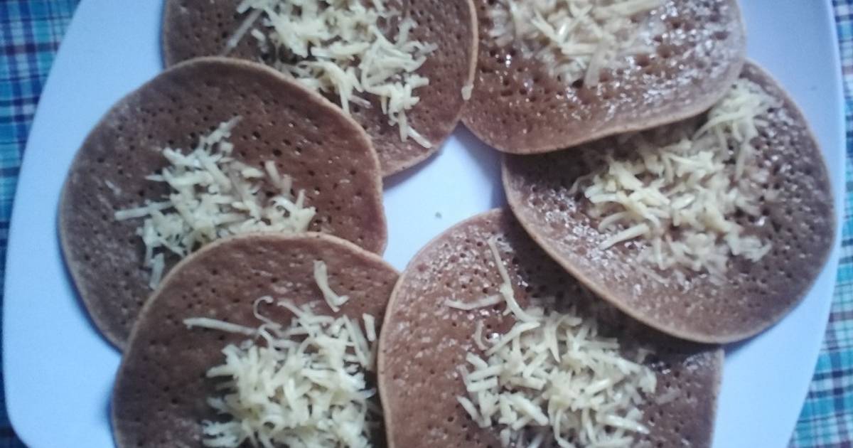 Resep Pancake coklat keju oleh Eka Yuniarti - Cookpad