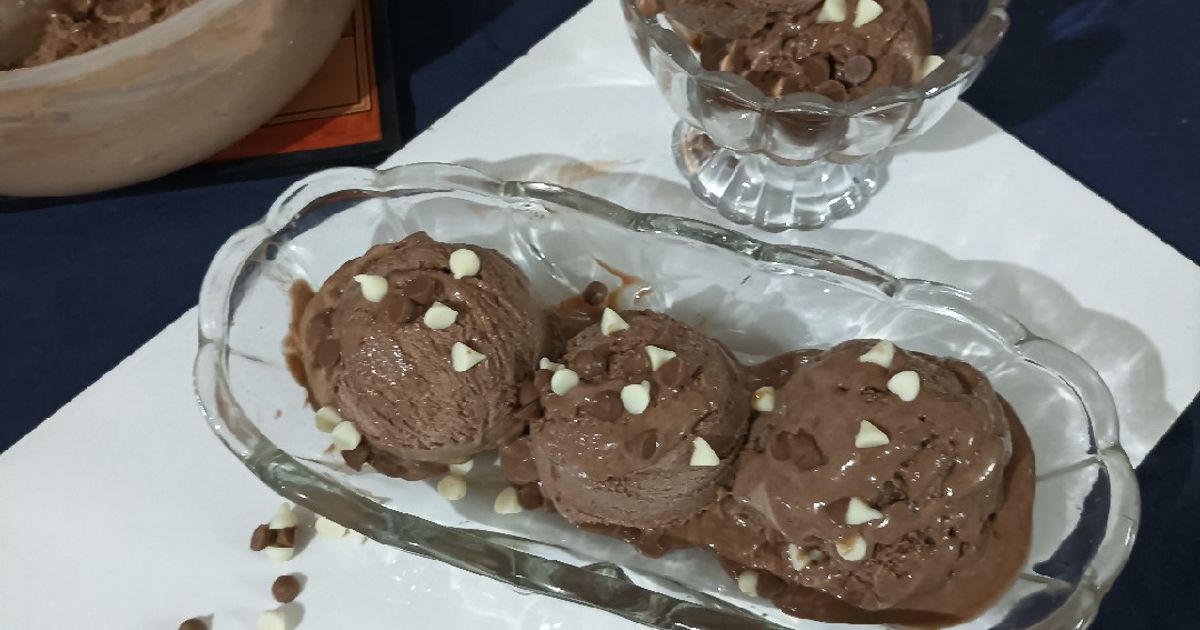 Chocolate Ice Cream(with Gms And Cmc Powder) Recipe by Purvi Modi - Cookpad