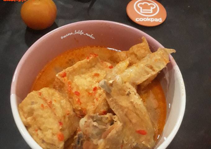 Resep Ayam tahu kuah merah oleh Latifa - Mahir - Cookpad