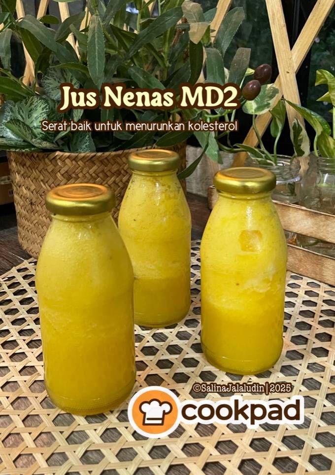 Resipi Jus Nenas MD2 oleh Salina Jalaludin - Cookpad