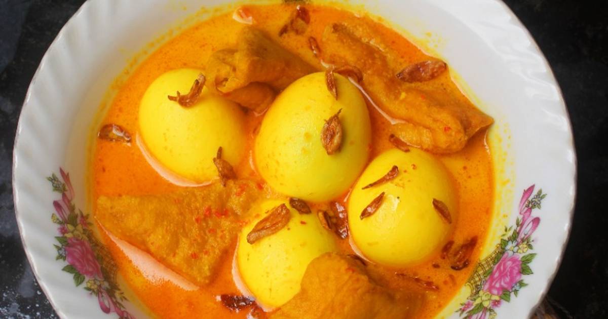 Resep Gulai Telur Tahu oleh Cooking With Dinda - Cookpad