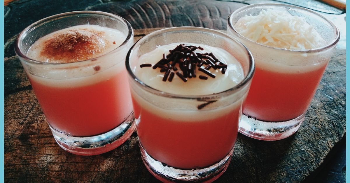 Resep Puding Cocopandan With Vla Vanila oleh Sanitara_ - Cookpad