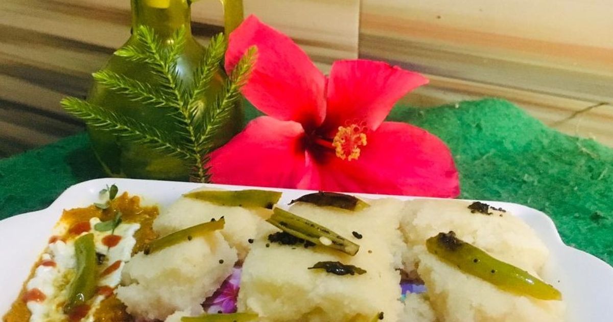 Rava Dokla😋 Recipe by Deepika Sharma - Cookpad